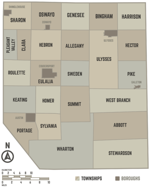 Municipalities | Potter County, Pennsylvania | Official Government Website